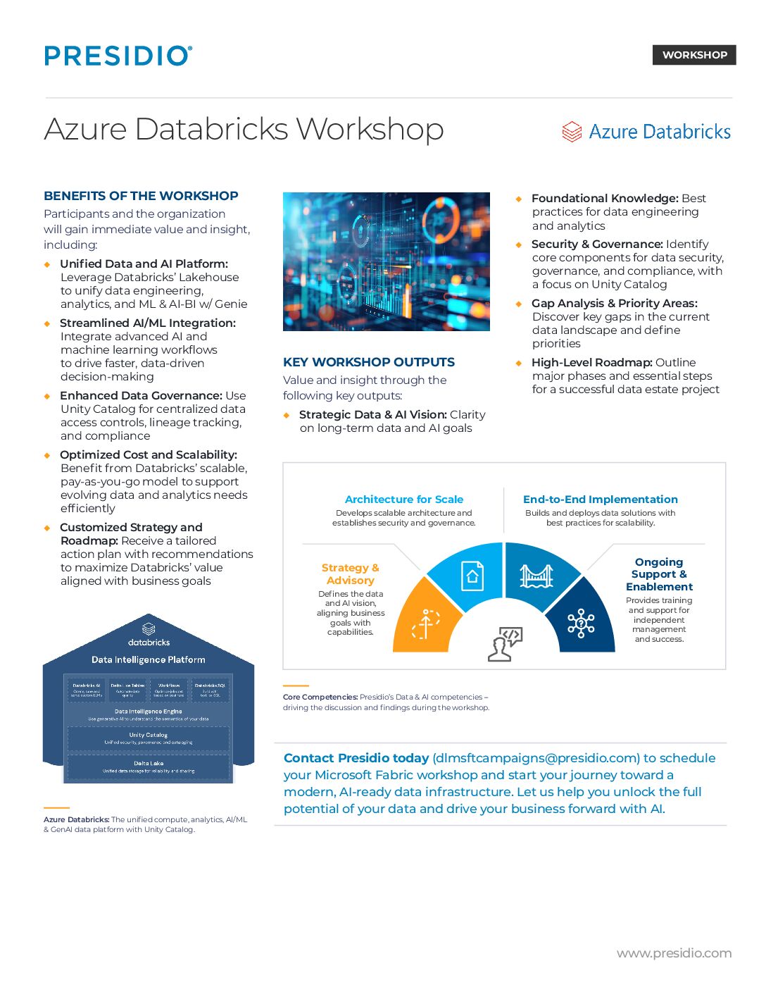 Azure Databricks Workshop - Presidio