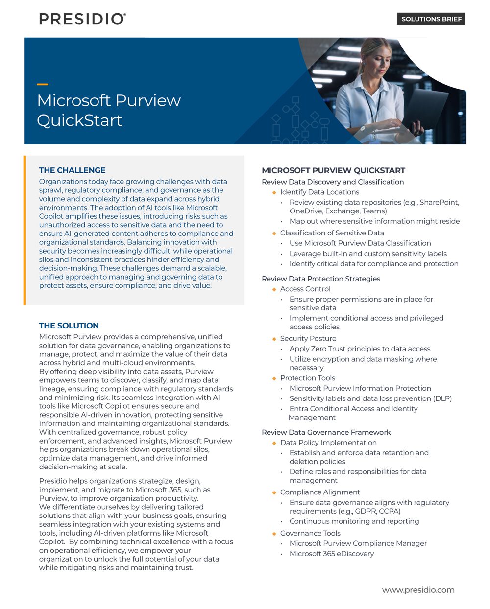 Microsoft Purview QuickStart - Presidio
