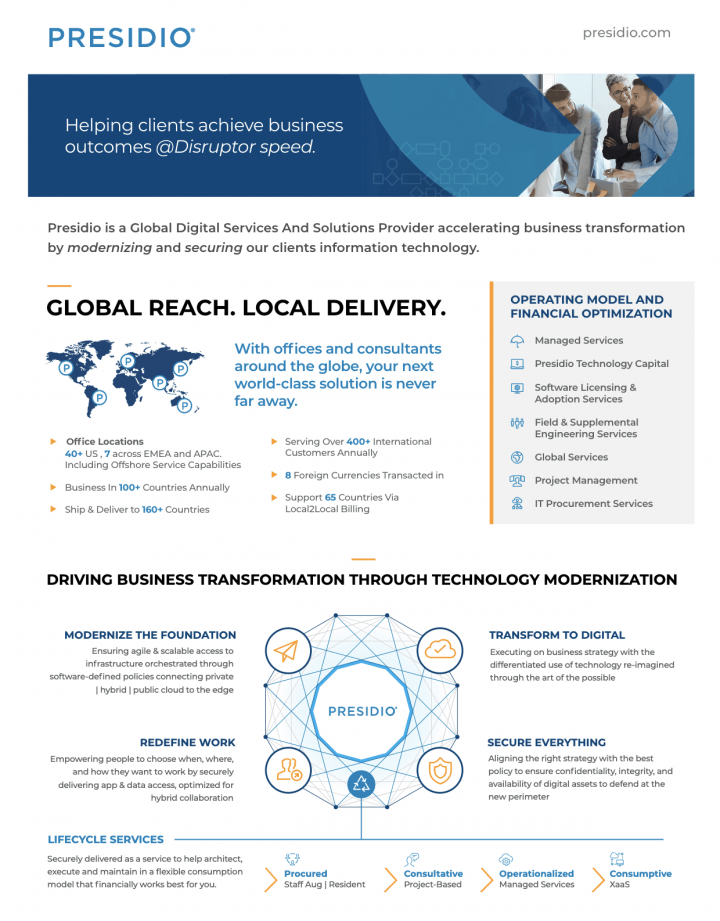 Presidio-At-A-Glance - Presidio