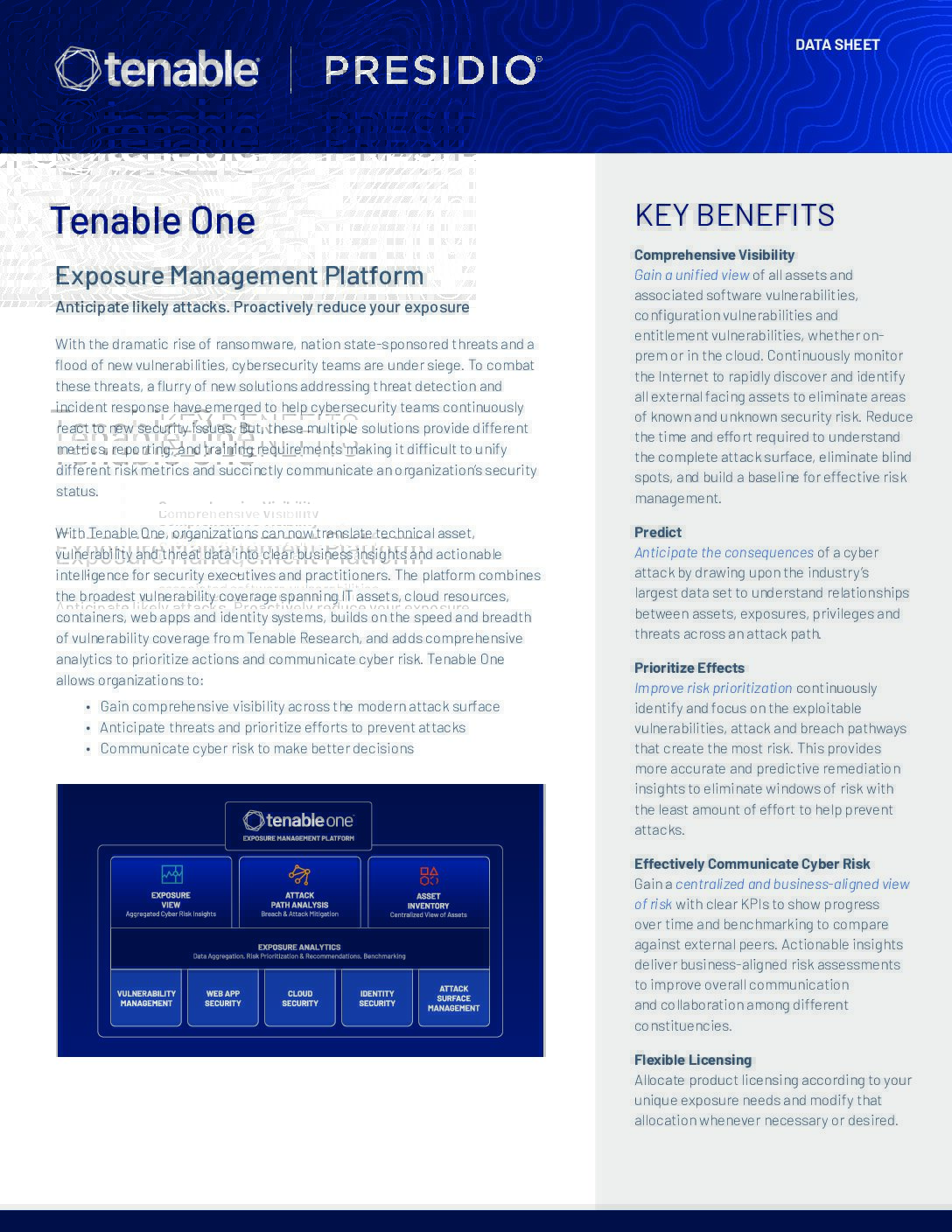 TENABLE ONE - Presidio
