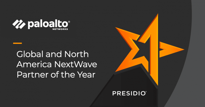 Palo Alto: 2023 Global AND North America NextWave Partner of the Year - Presidio