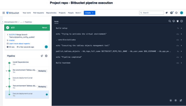 Source Control and Continuous Deployment in Tableau: Using Bitbucket Pipelines - Presidio