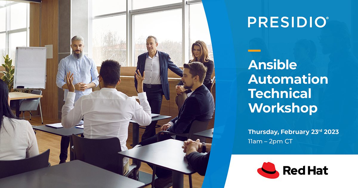Red Hat And Presidio Ansible Automation Platform Enterprise Linux Technical Workshop Presidio