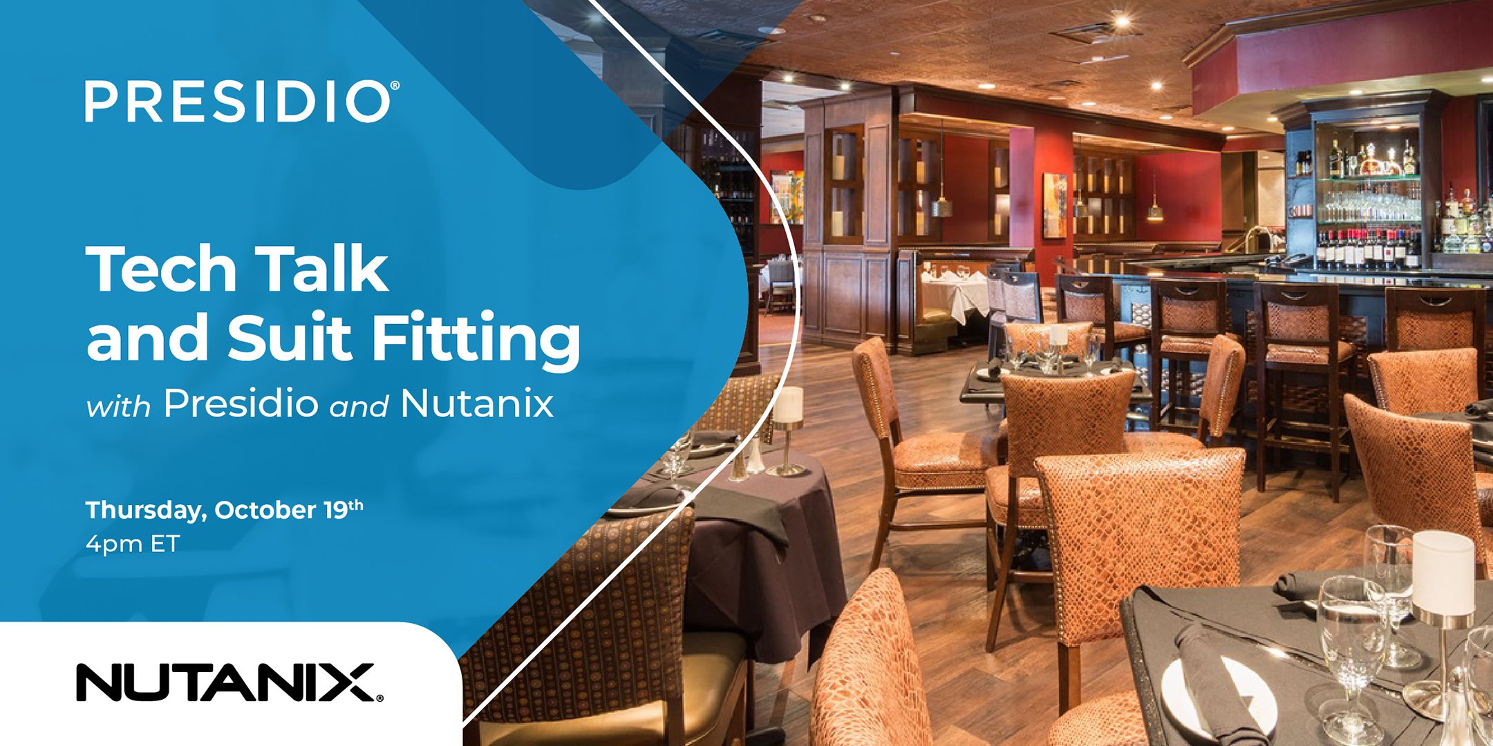 Tech Talk and Suit Fitting with Nutanix - Presidio